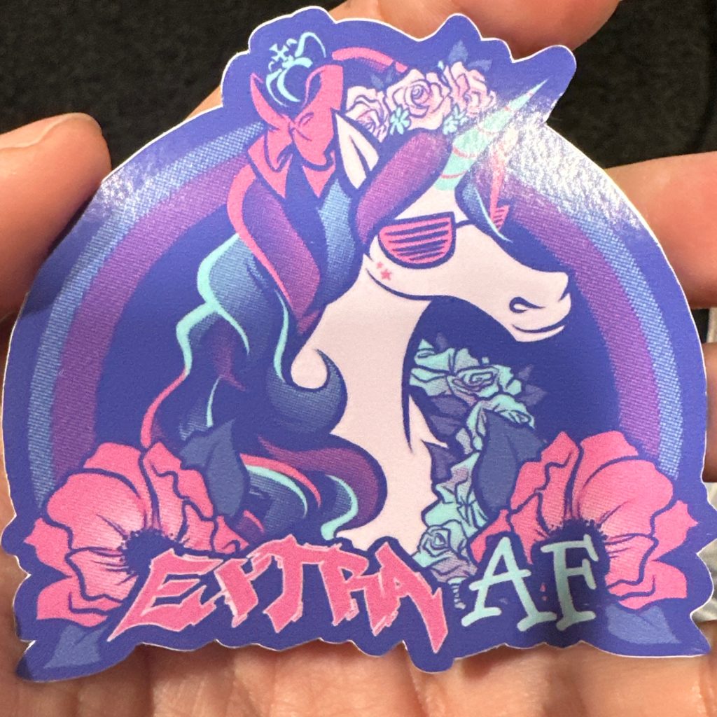 Extra AF sticker * Savage Sparrow Studios